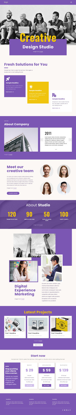 Portfolio HTML Templates