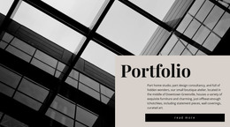 Portfolio HTML Templates