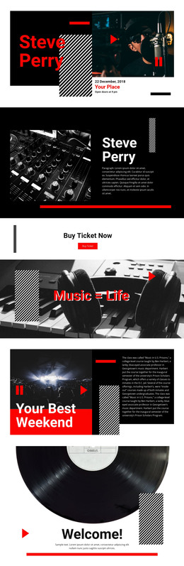 Ticket HTML Templates