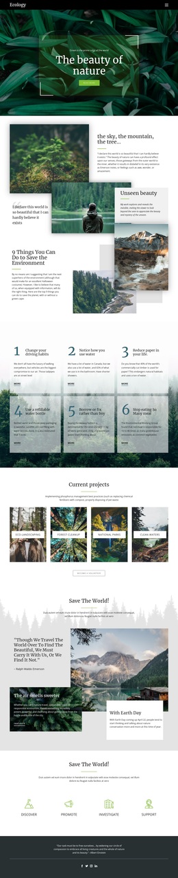 290+ Nature Templates