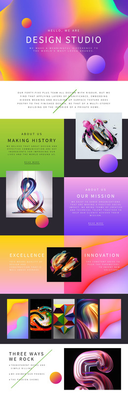 570+ Art & Design HTML Templates