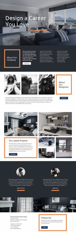 Projects Website Templates