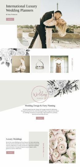 Anniversary Website Templates