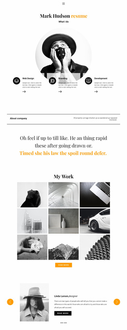 260+ About Us Website Templates