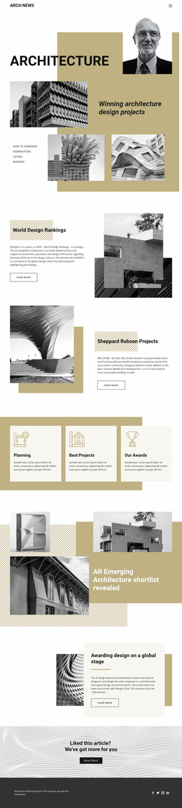 Awards Website Templates