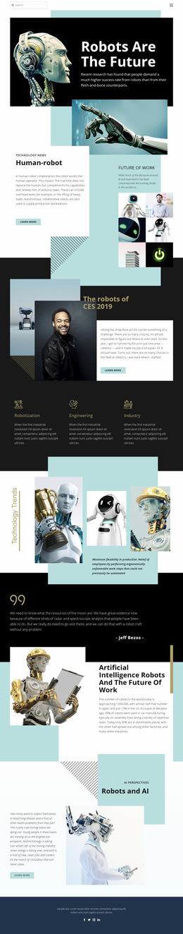 220+ Technology Web Page Designs