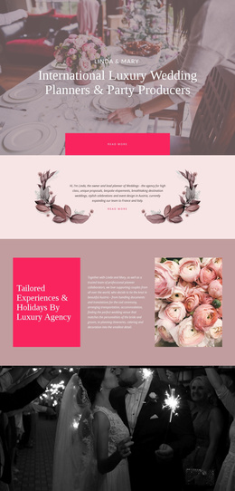 Anniversary Website Templates