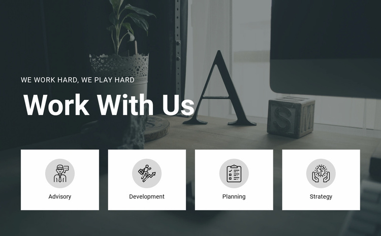Work with us Website Template