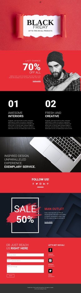 Sale CSS Templates